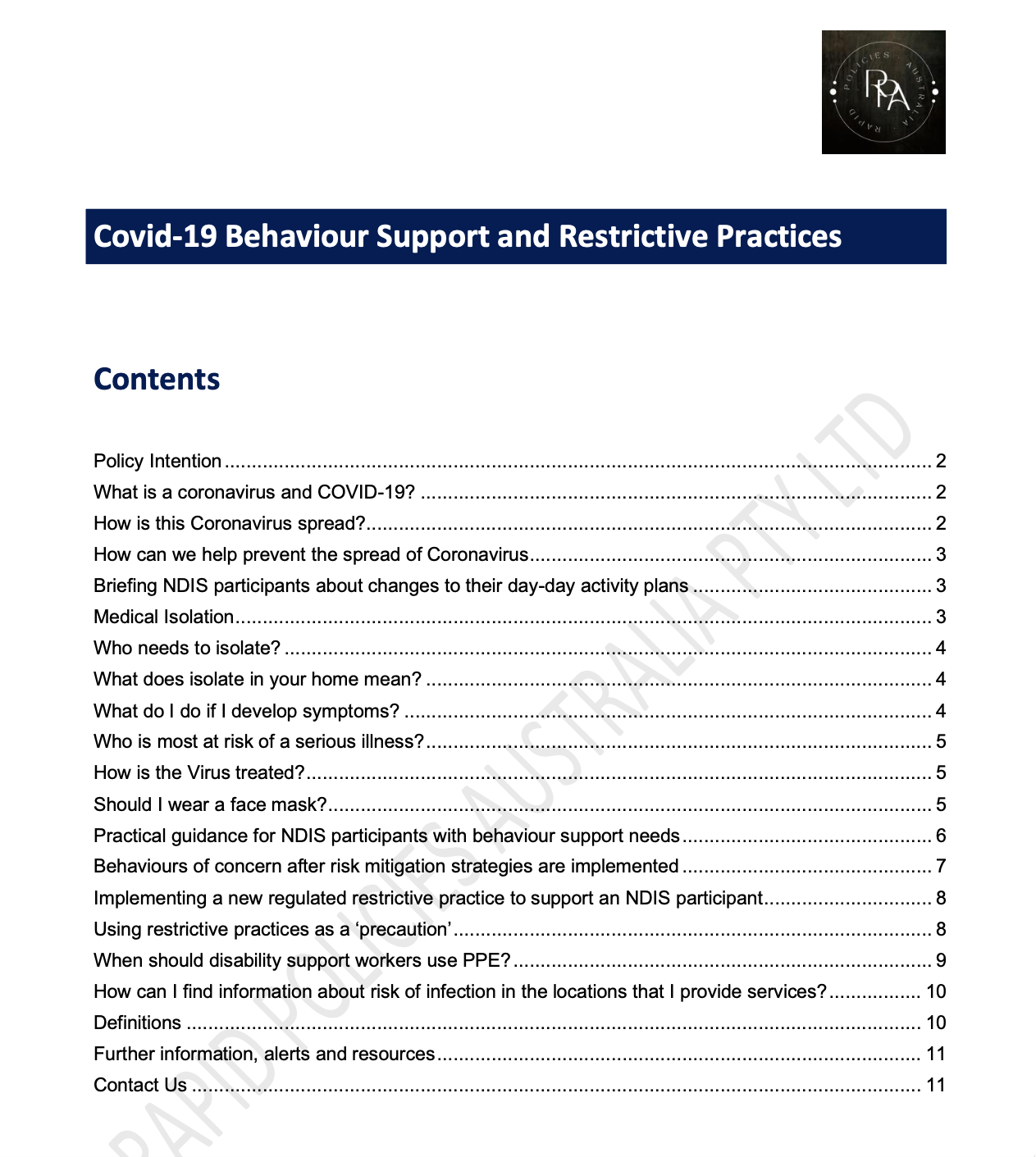 Streamline Your NDIS Compliance with Rapid Policies’ NDIS Templates ...
